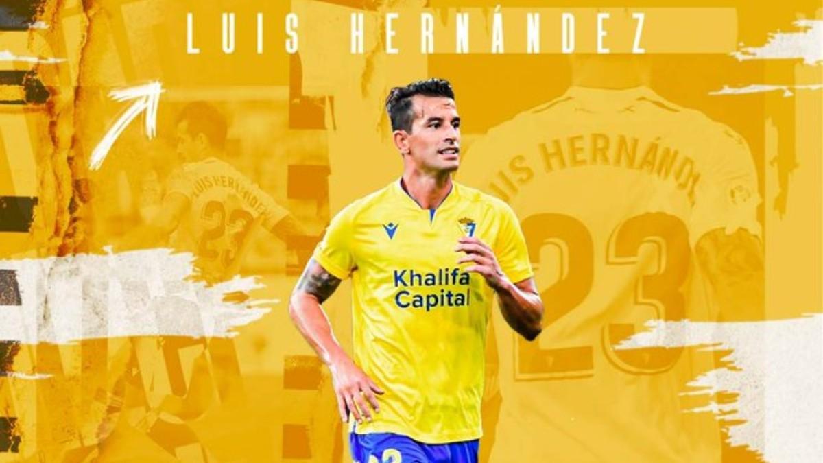 Luis Hernández amplía por dos temporadas su vinculación con el Cádiz