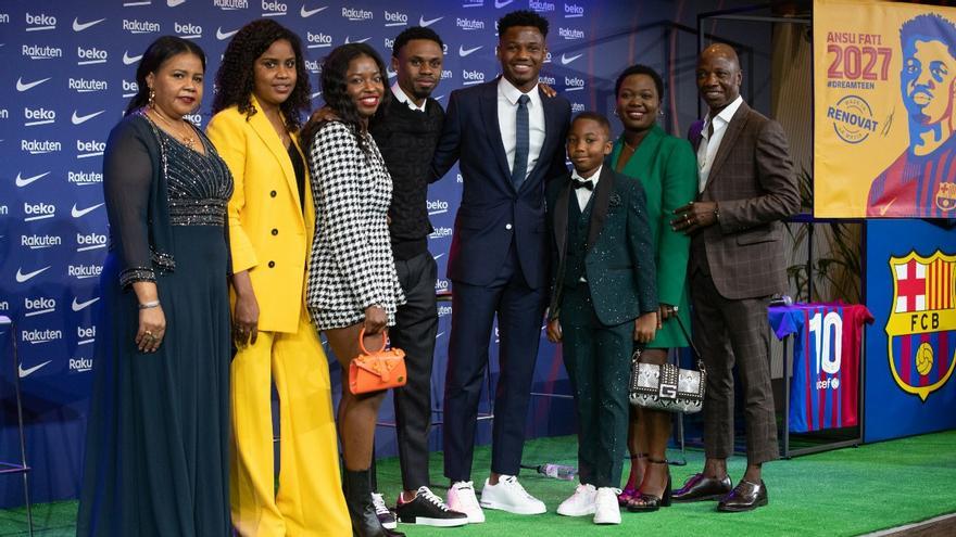 Barça | La familia de Ansu Fati, clave en la renovación